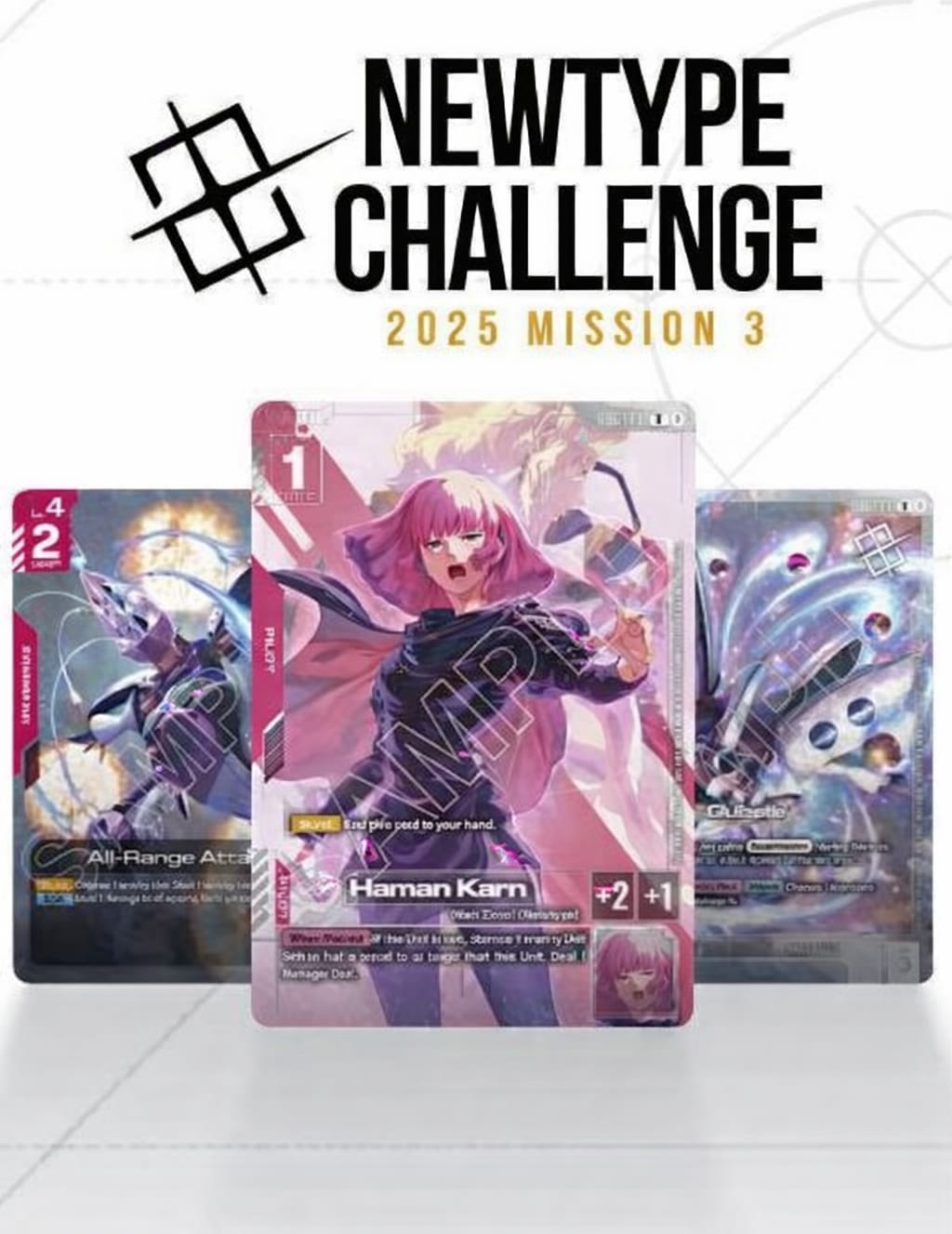 Evento Gundam Wing TCG – Newtype Challenge: Mission 003 – Alpha TCG